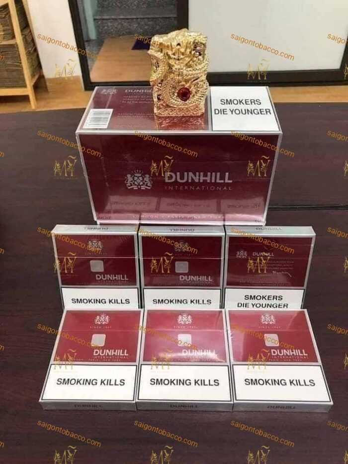 Thuốc lá Dunhill International Red (Dunhill Dẹt + Dunhill Đỏ Vuông ...