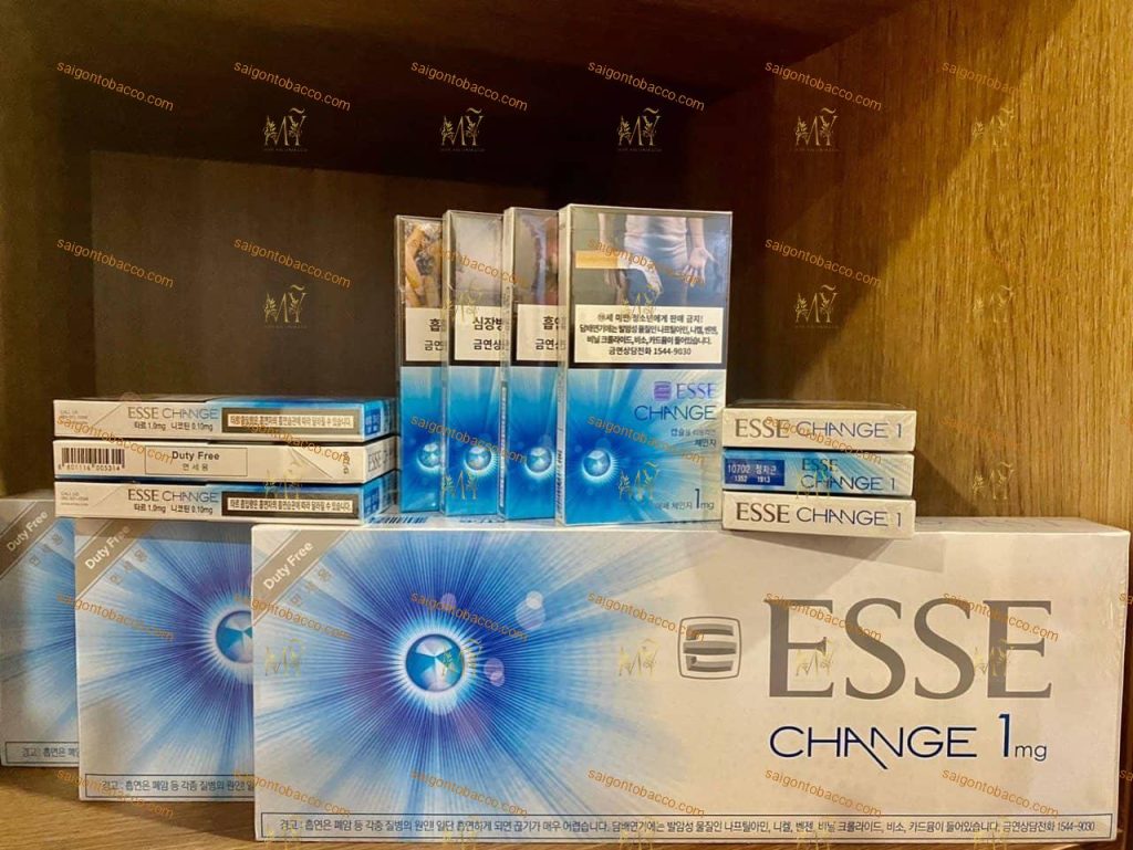 Thuốc lá Esse Change 1mg + Esse ICE Với Viên Bấm Bạc Hà The Mát Dịu Nhẹ ...
