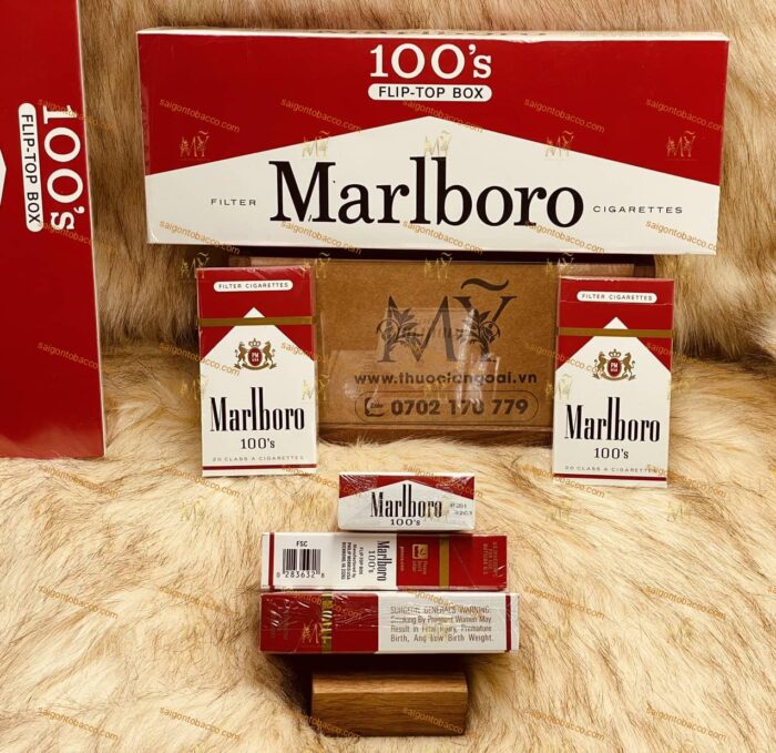 Thuốc Lá Marlboro Red 100s ( Phiên bản USA - MỸ) - Tobaco Sài Gòn ...